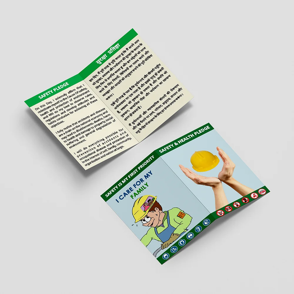 Safety Pledge Cards | Multilingual Workplace Safety Awareness ...