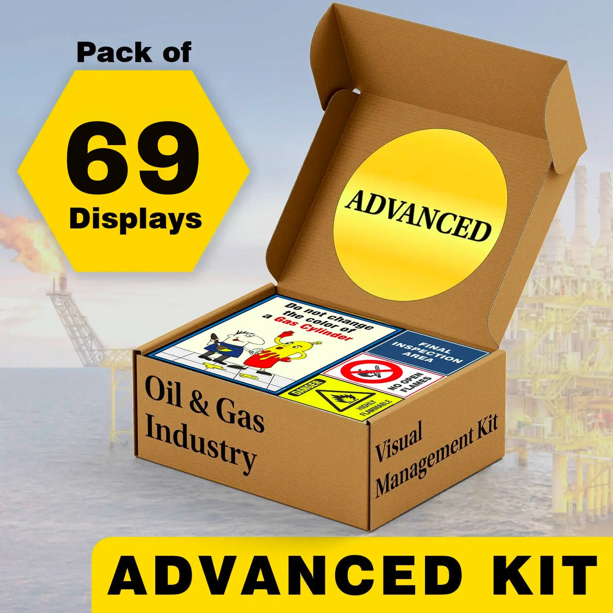 Advanced Kit Oil & Gas Industry Visual Management Kit | Empowering ...