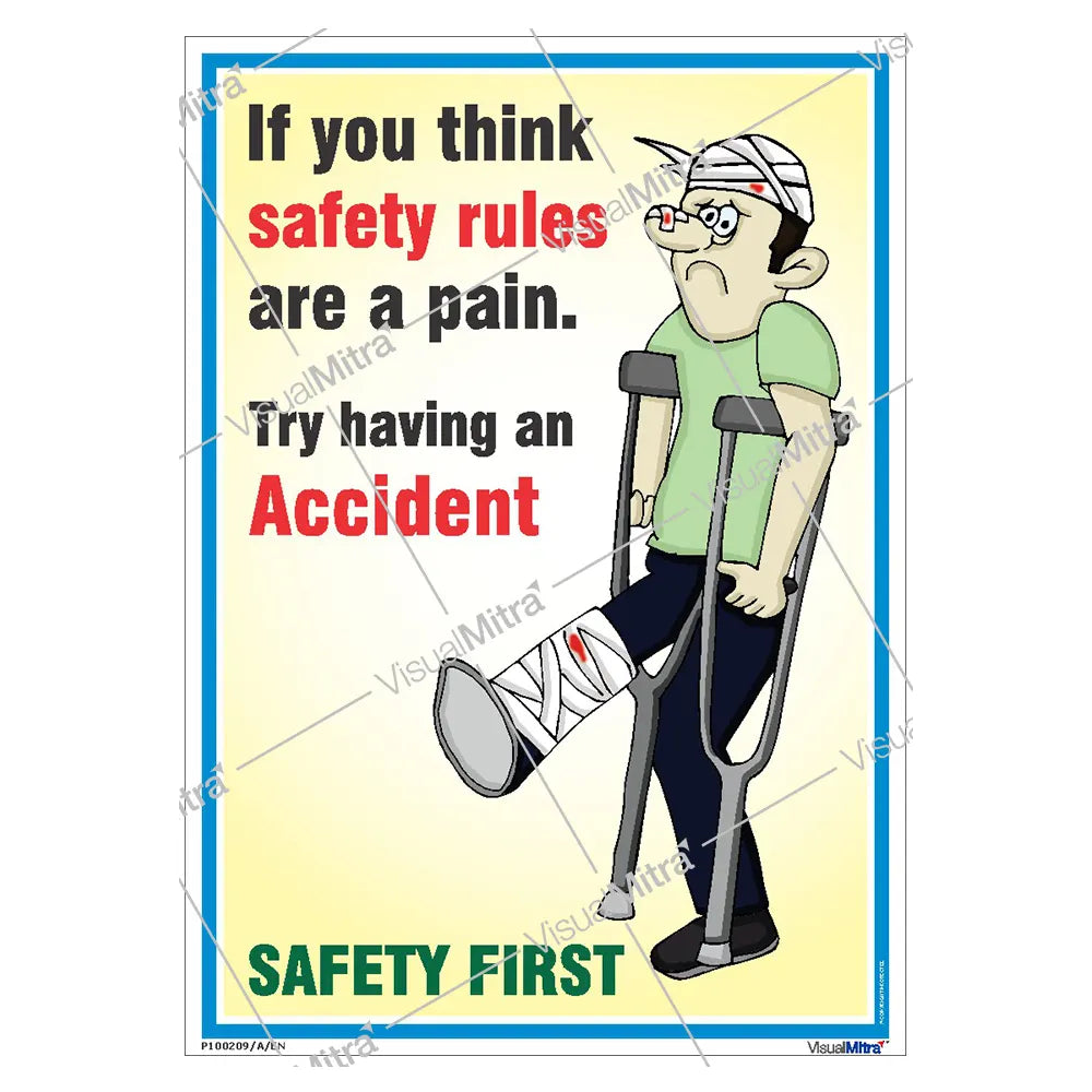 Safety Poster – Promote Workplace Safety & Accident Prevention ...