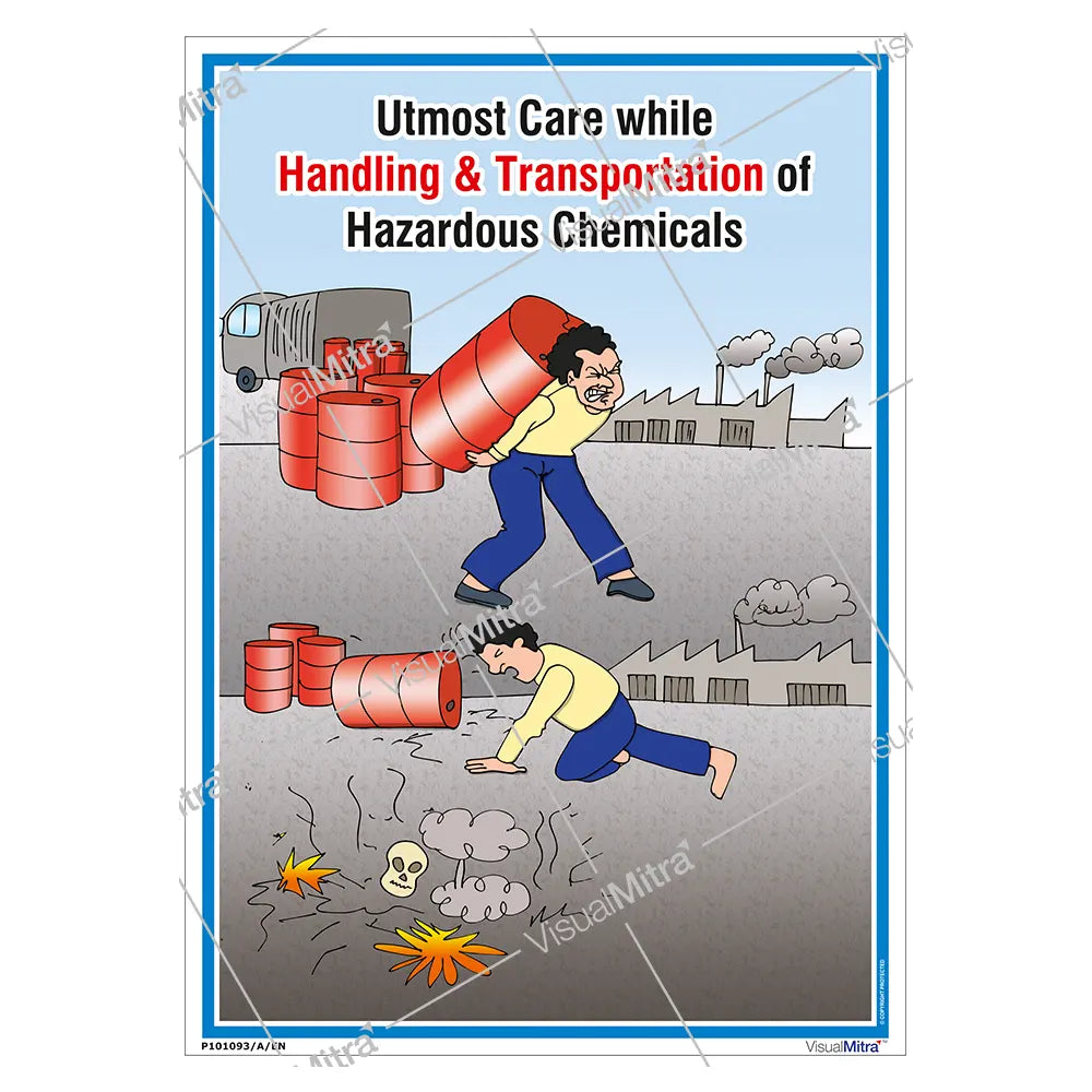 Chemical Handling and Storage Poster – Prevent Accidents and Leaks ...